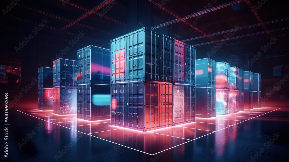 The concept of modern accounting and warehousing of containers in large ...