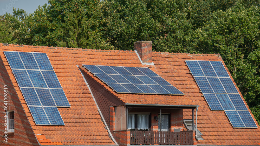 Solar power station eco-friendly to use renewable energy. Solar power ...