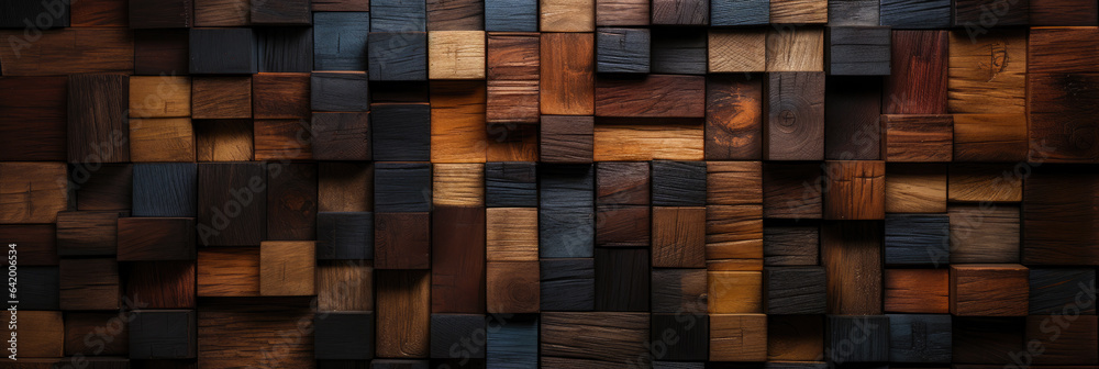 Wood background. Modern wooden facing background. Dark wooden banner ...