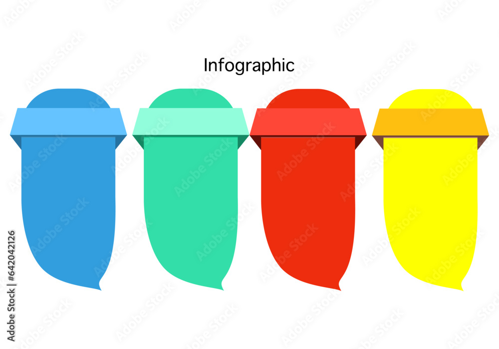 Infographic Template Step Guide For Business Information Presentation