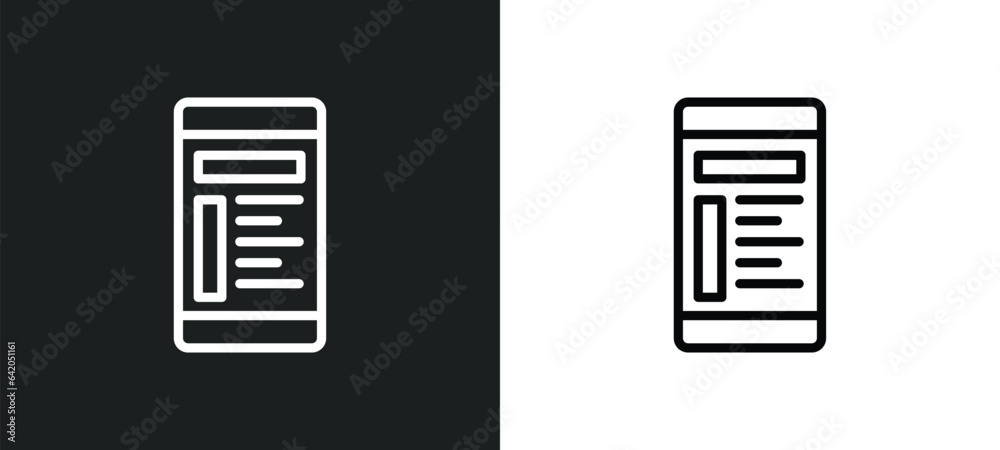responsive web de icon isolated in white and black colors. responsive ...