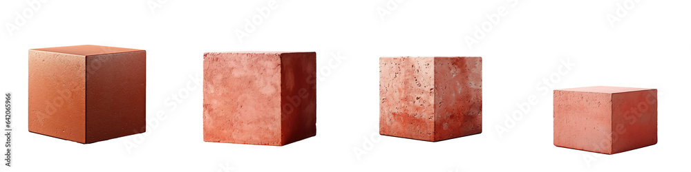 Red brick alone on transparent background Stock Illustration | Adobe Stock