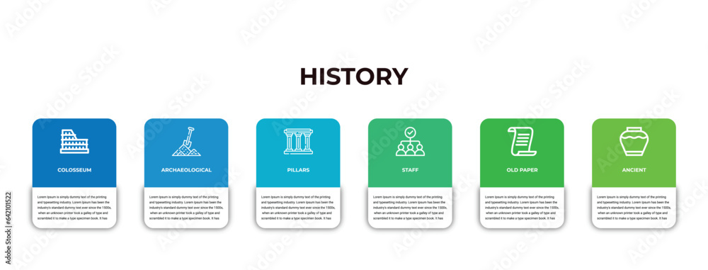 colosseum, archaeological, pillars, staff, old paper, ancient outline ...