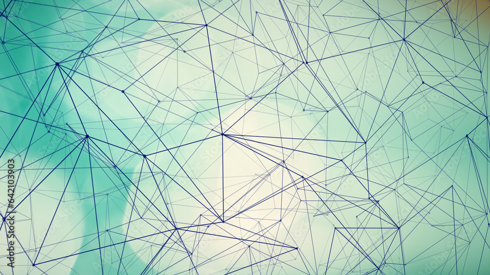 Technology concept a futuristic representation of connectivity and ...