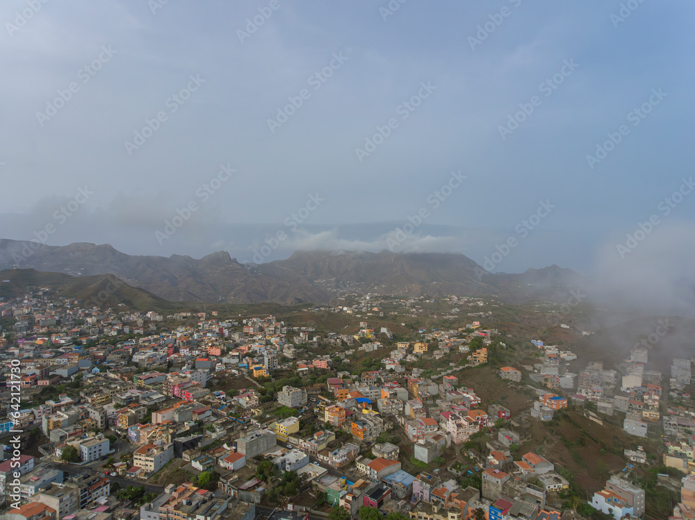 Aerial photos of Assomada in Santiago Island, Cabo Verde, reveal the ...