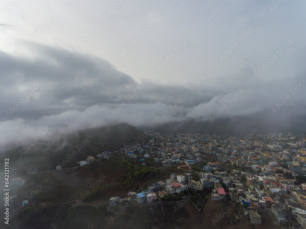 Aerial photos of Assomada in Santiago Island, Cabo Verde, reveal the ...