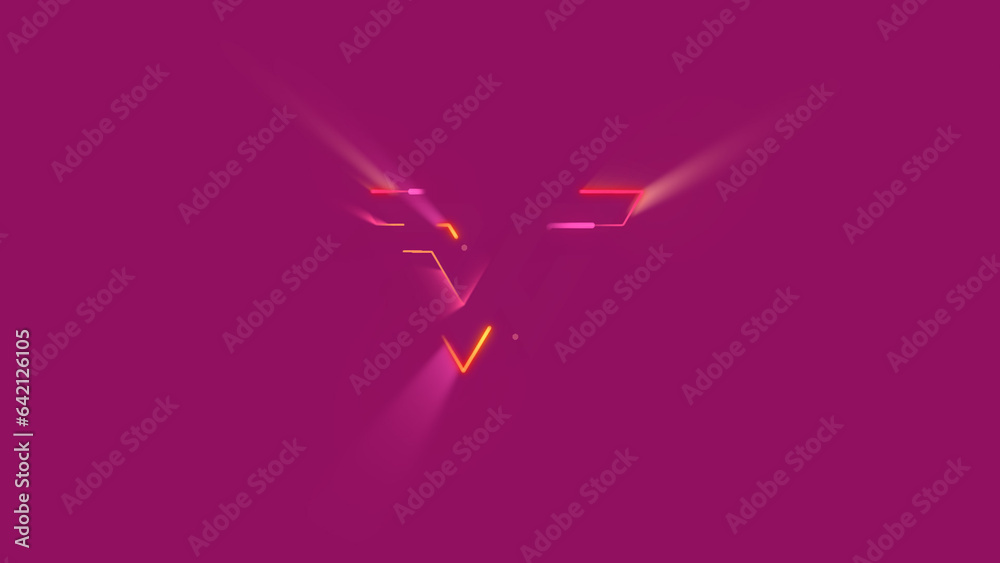 Stroke Light Logo Reveal Stock Template | Adobe Stock
