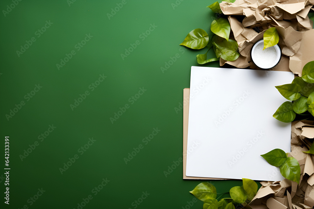 Paper texture. Waste paper background with copy space for text ...