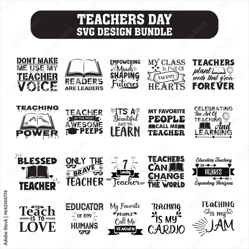 Teacher Vector Design Bundle ,Teacher Svg Bundle, sublimation,Teacher ...