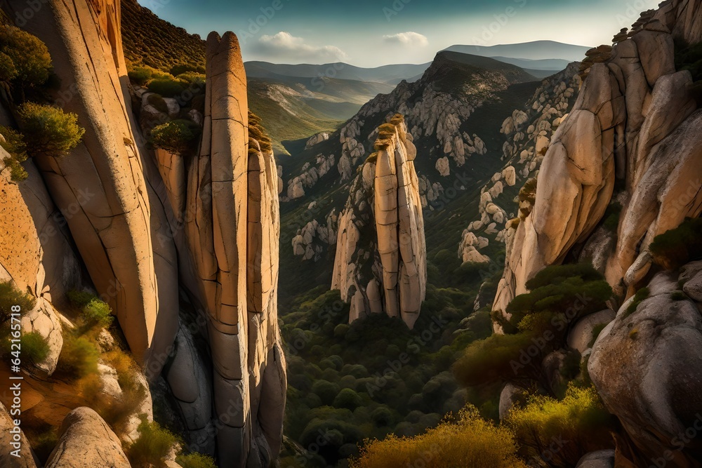 Certainly, here's a vivid description of a natural wonder known for its ...