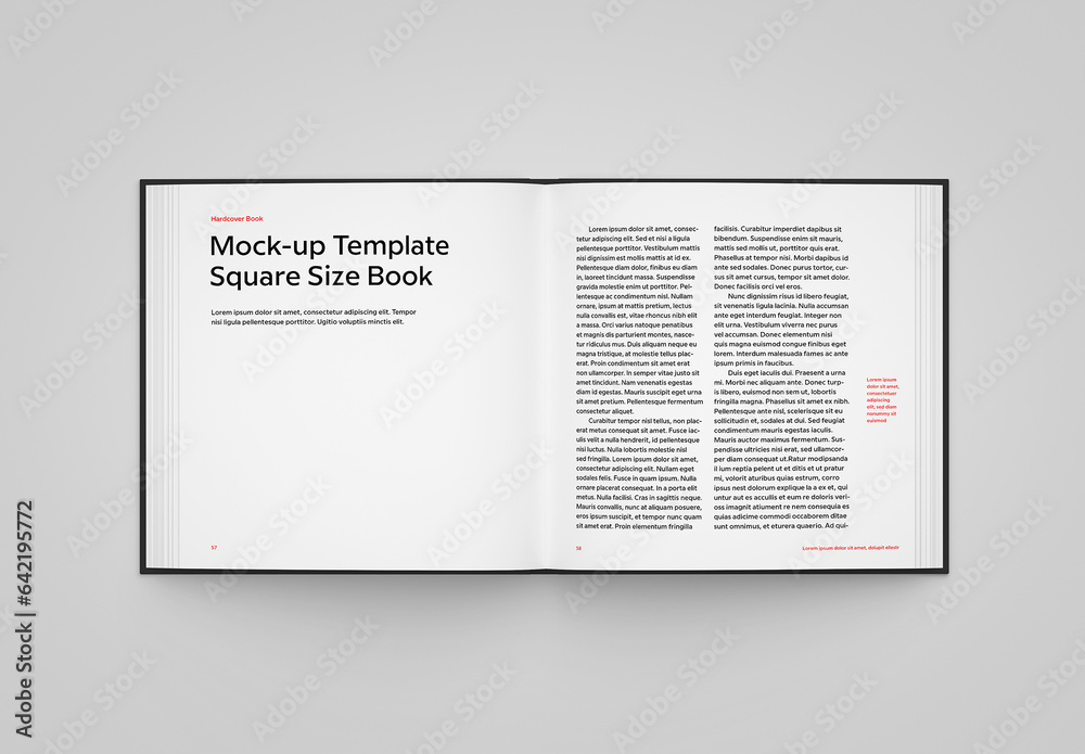 Top View Book Spread Mockup Stock Template | Adobe Stock