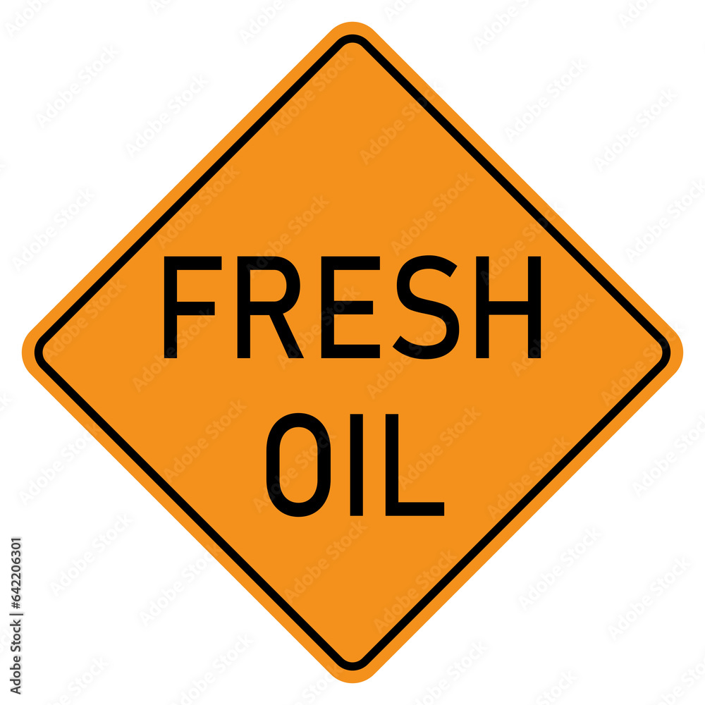 Transparent PNG of Vector graphic of a USA Fresh Oil highway sign. It ...