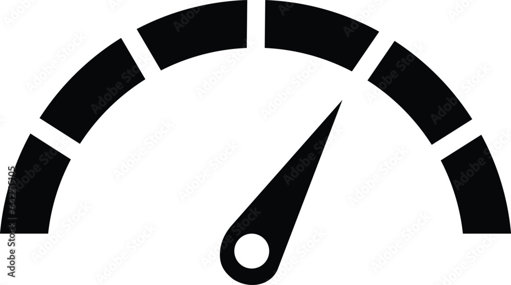 Speedometer, tachometer low and high barometers, dashboard with arrows ...