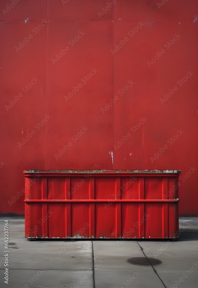 Minimalist portrayal of a garbage container, symbolizing the importance ...