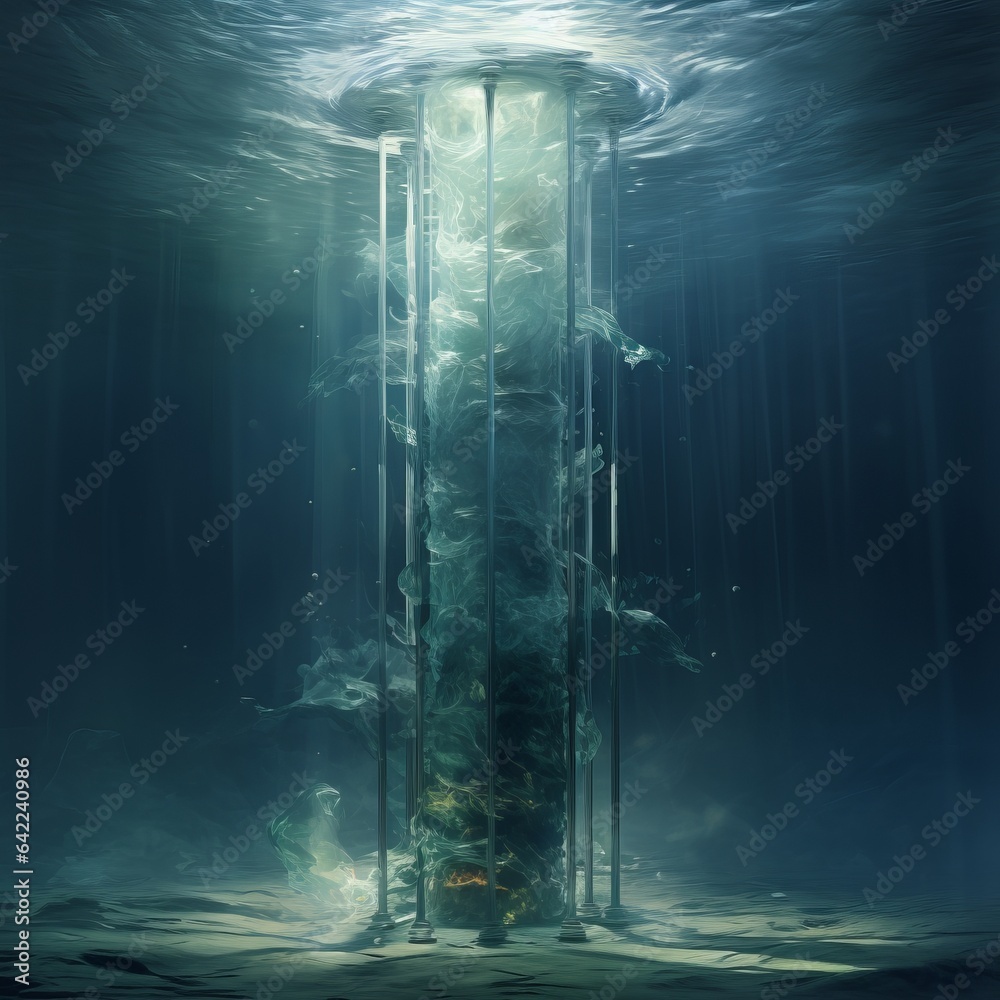 oscillating water column Generative AI Stock Illustration | Adobe Stock