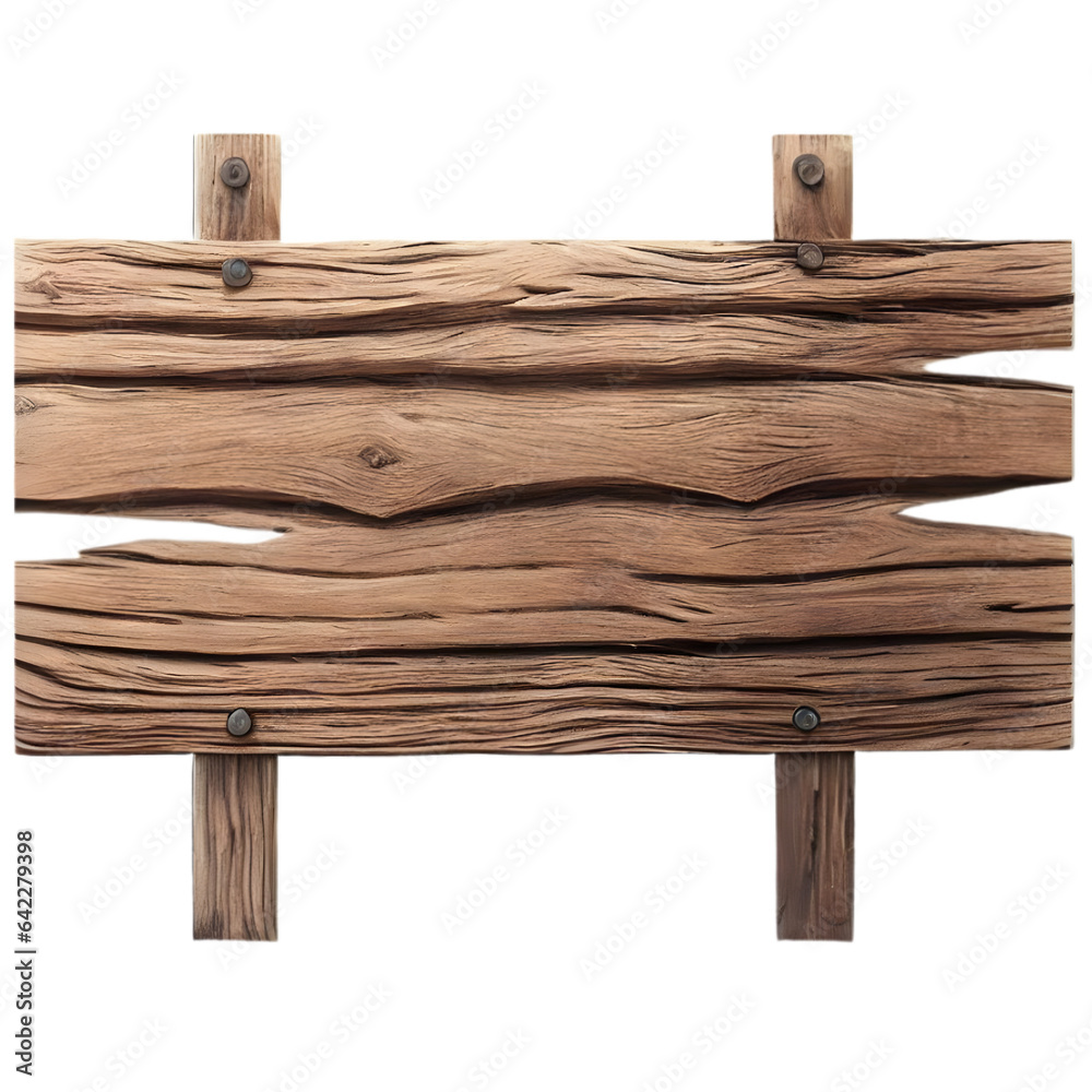Rustic Wood Sign Board Clipart with PNG Background ilustração do Stock ...