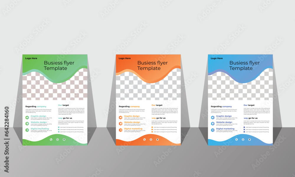 Professional unique flayer design.Corporate template Flyer design ...