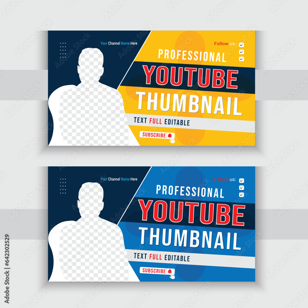 YouTube Video thumbnail Design For Your any Video And web banner design ...