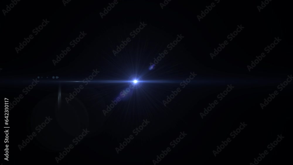 Optical lens flare effect. 4K resolution. Very high quality and ...