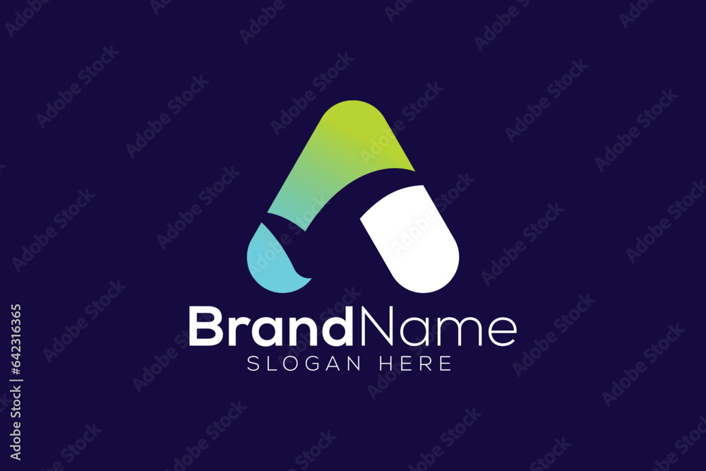 Trendy and Professional letter A check mark done logo design vector ...