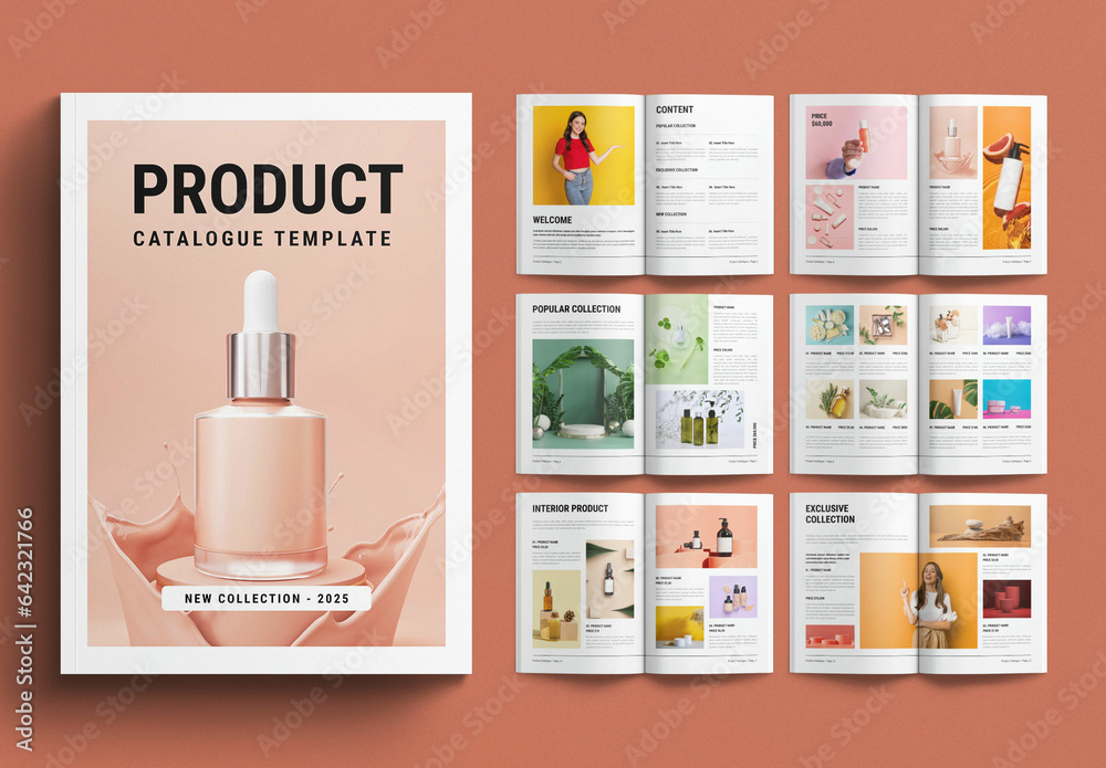 Product Catalog Template Stock Template | Adobe Stock