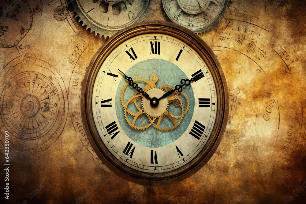 background Retro clocks old memory vintage background clock antique ...