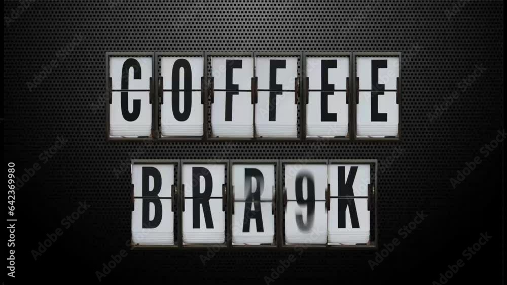 A computer simulation of a solari board/split flap display showing the ...