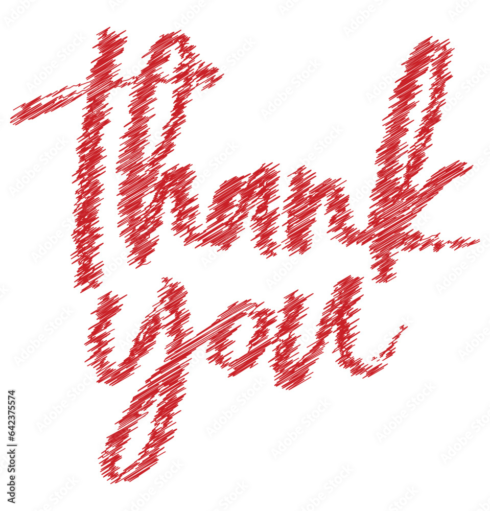 Thank you Letter with white background Stock Vector | Adobe Stock