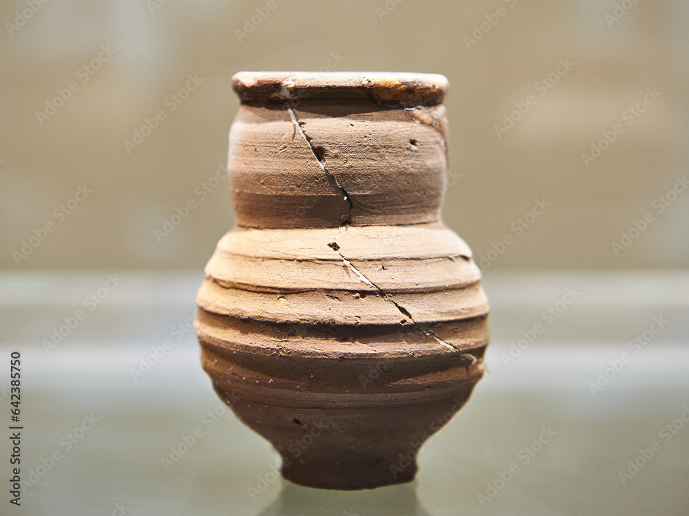 Ancient clay jar Stock Photo | Adobe Stock