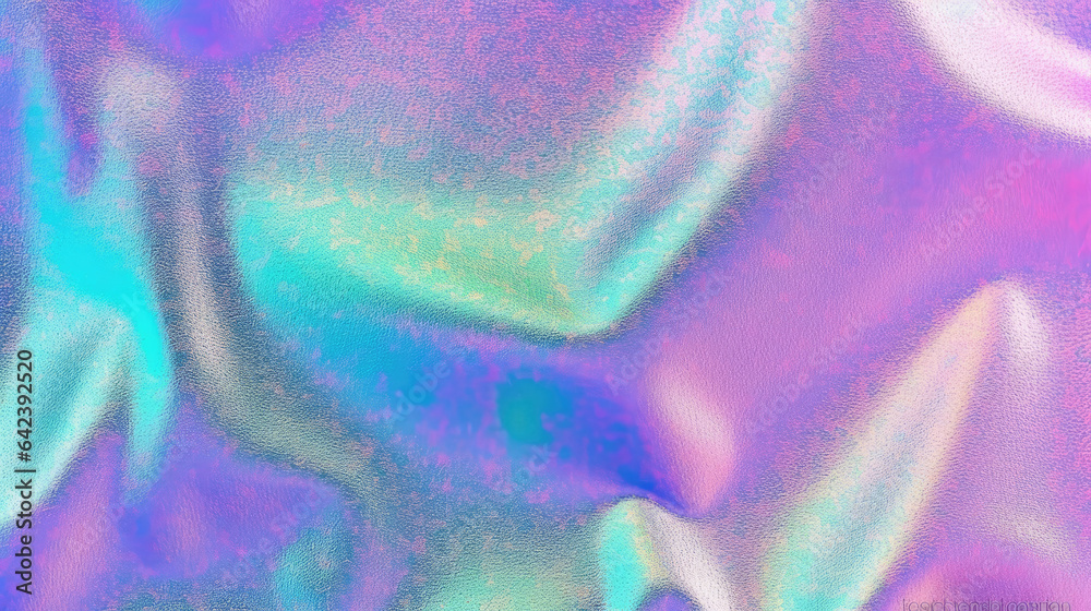 Holographic foil texture. Holograph iridescent background. Gradient ...