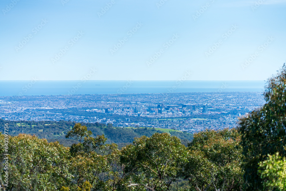 Mount Lofty Summit, the majestic peak of the Mount Lofty Ranges in the ...