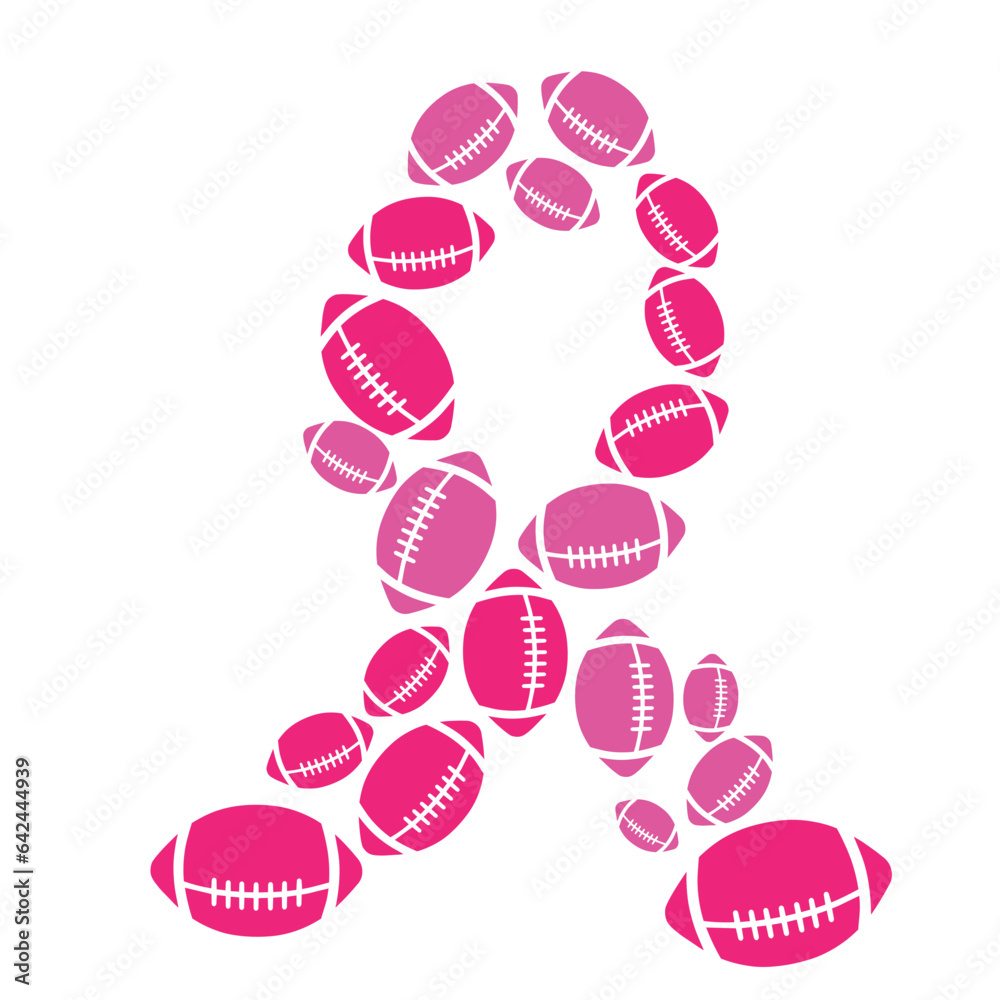 tackle breast cancer, cancer fight svg, football sport cancer svg png ...