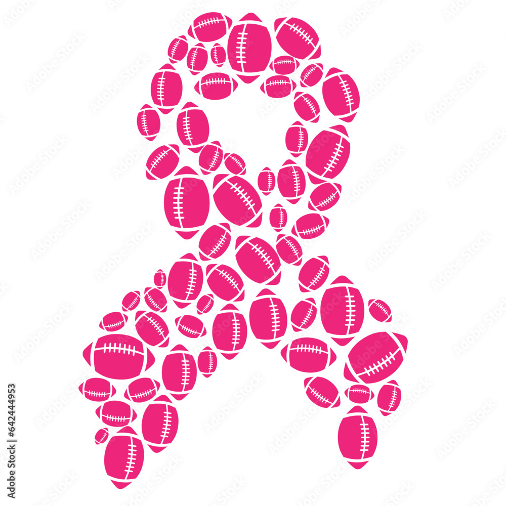 tackle breast cancer, cancer fight svg, football sport cancer svg png ...