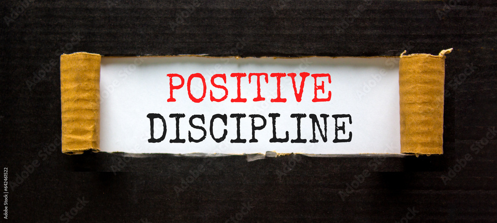 Positive discipline symbol. Concept words Positive discipline on ...