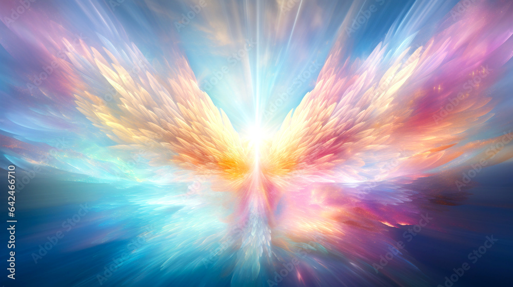 Celestial Guardians: Archangel, Angel Wings, and the Healing Light of ...
