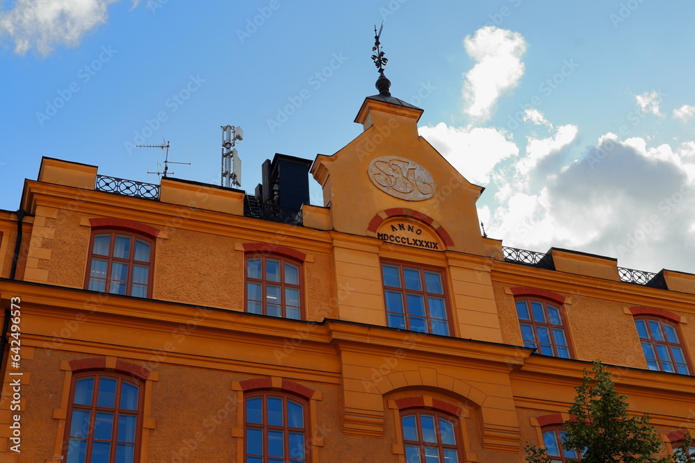 Stadsmissionen at Kungsholmen in the Swedish capital. Stock Photo ...