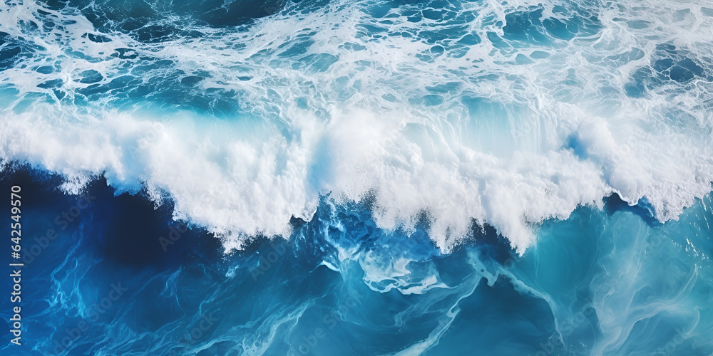 Dark blue ocean wave and white foam stock photo,,,, Abstract Underwater ...