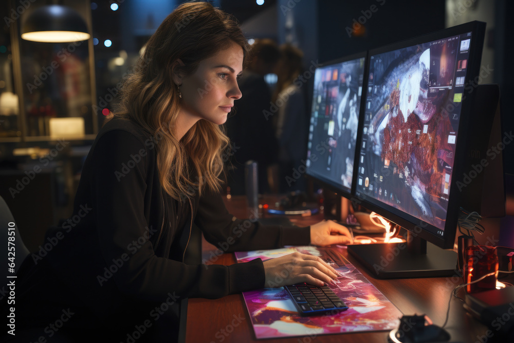 A teacher uses multimedia tools to make the learning experience ...