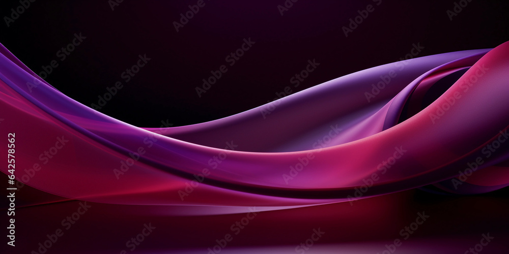 Fluid and smooth lines in shades of purple and burgundy, suggestive and ...