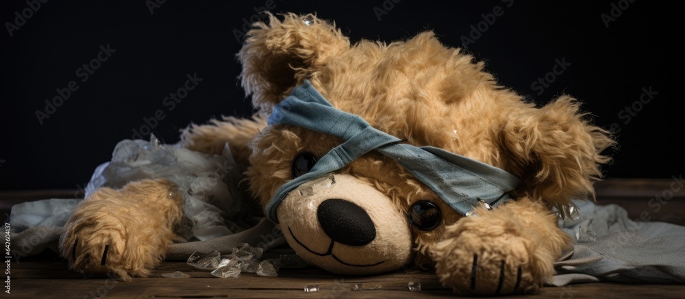 Teddy bear demonstrates patch for amblyopia Kids with lazy eye can ...