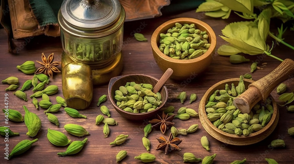 Green cardamom fresh kerala guatemala organics seeds picture Ai ...