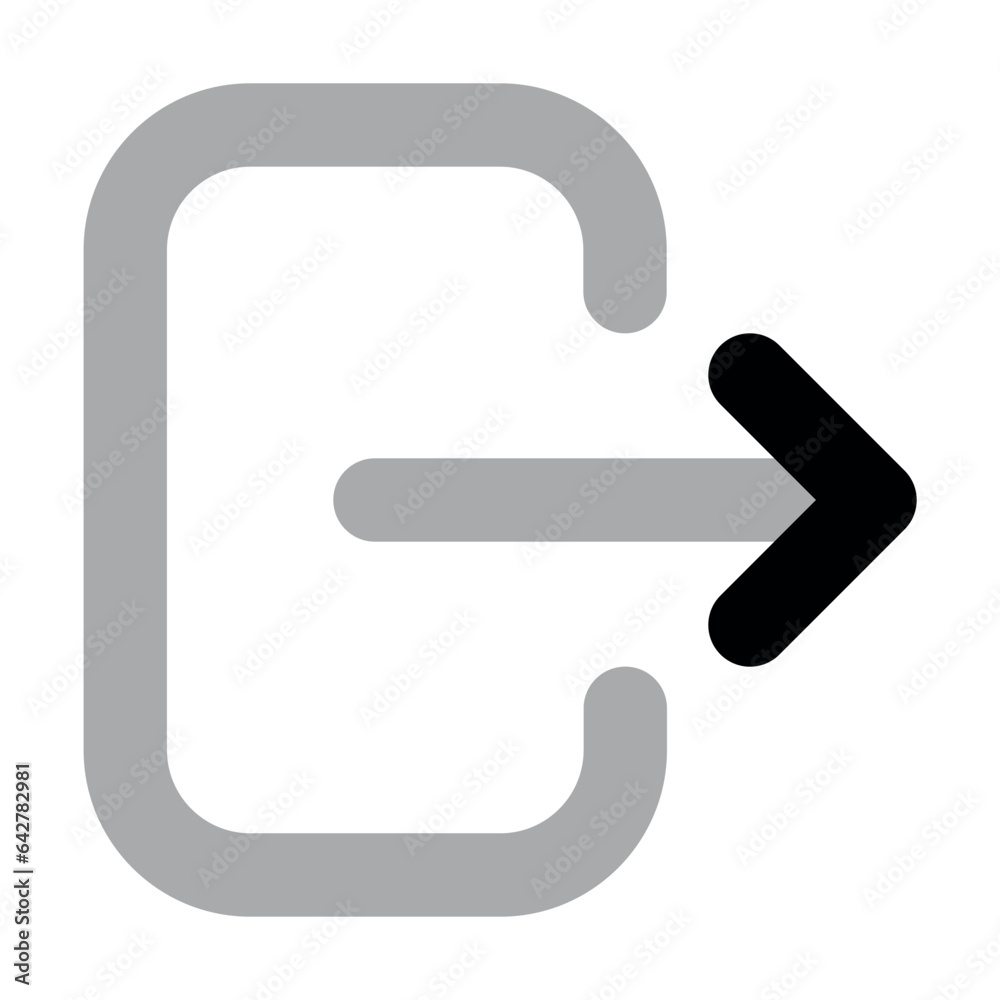 Vetor de Sign Out Icon, Logout Symbol, User Logout, Exit Icon, User ... Vetor de Sign Out Icon, Logout Symbol, User Logout, Exit Icon, User ...