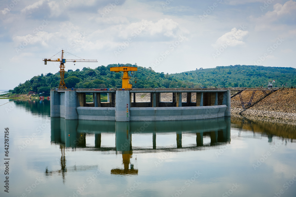 Jatiluhur, the Largest Dam in Indonesia. Multi-Purpose Embankment Dam ...