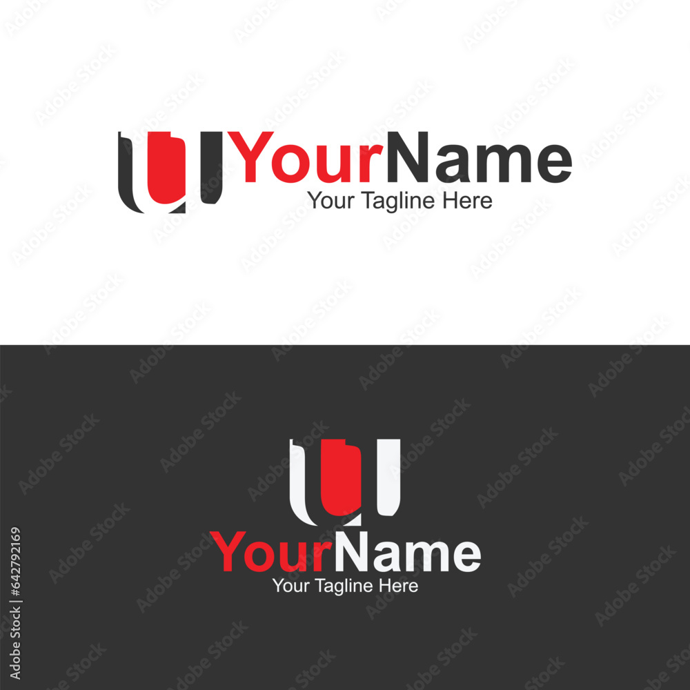 Letter U inverse logo design, simple, modern, elegant, luxury ...