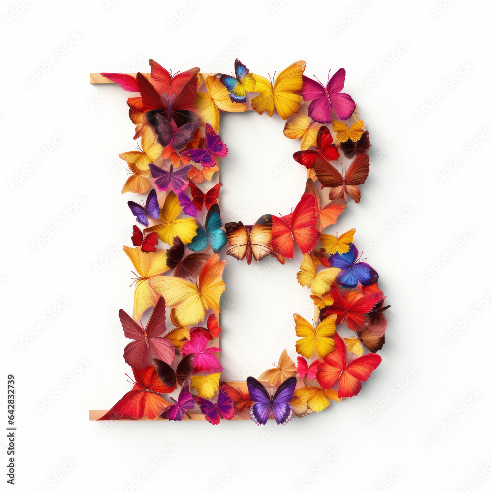 Printable vocabulary flashcards. B for butterflies. Guessing game ...