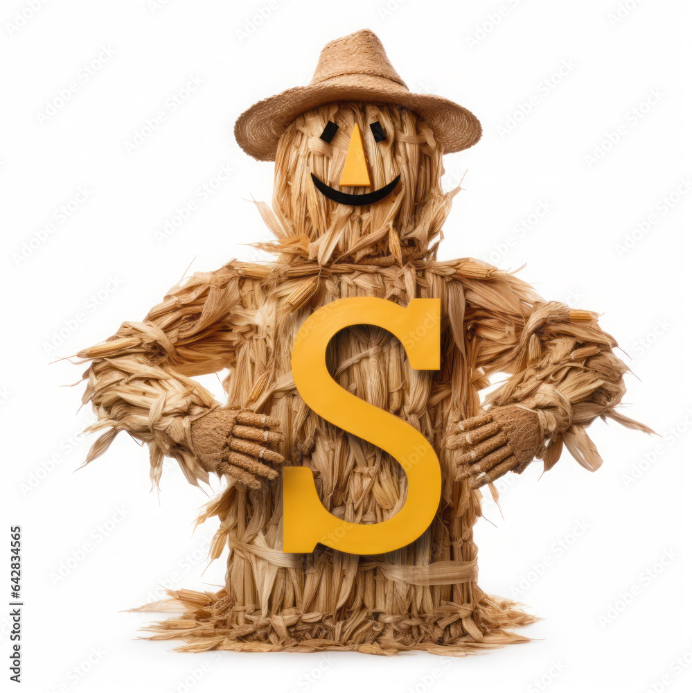 Printable vocabulary flashcards. S for Scarecrow. Guessing game ...