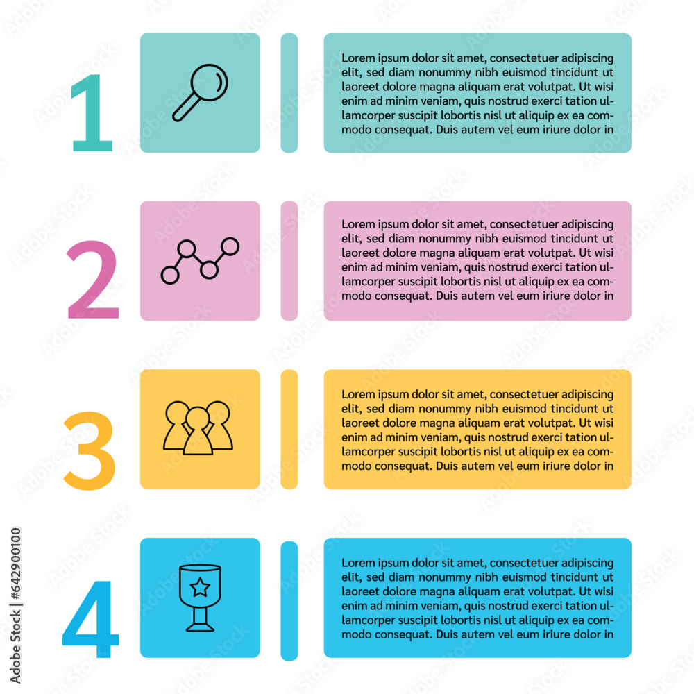 Infographic elements design template for business, presentation, annual ...