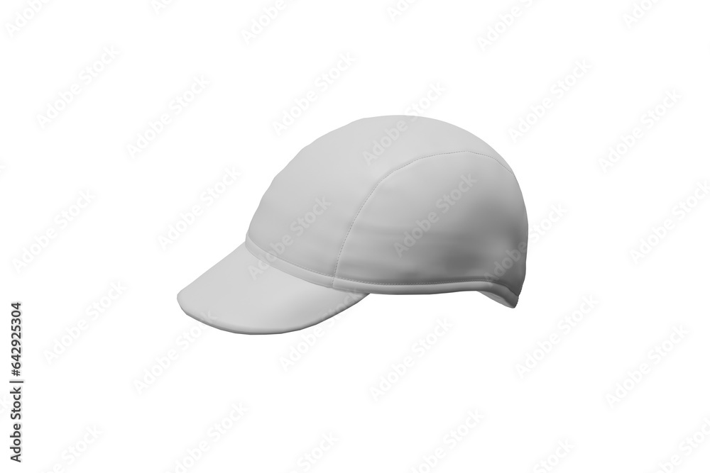 Realistic baseball cap template front, side, back view. Blank hat ...