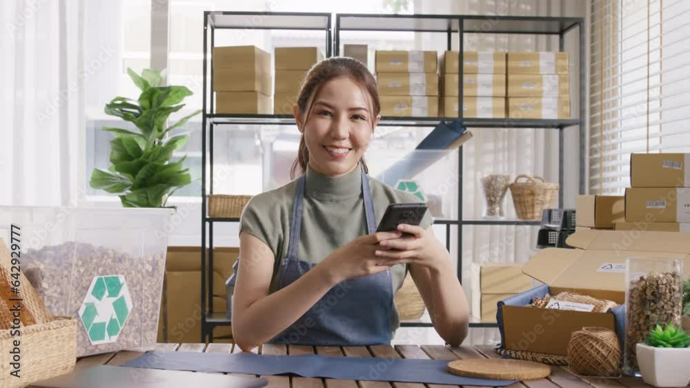 Save the planet earth Eco friendly box in net zero waste store asian seller digital retail ...