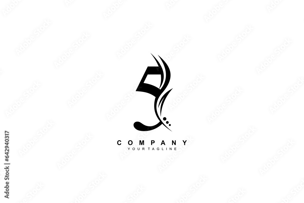 Luxury number 5 design with beautiful feathers and leaves. premium ...